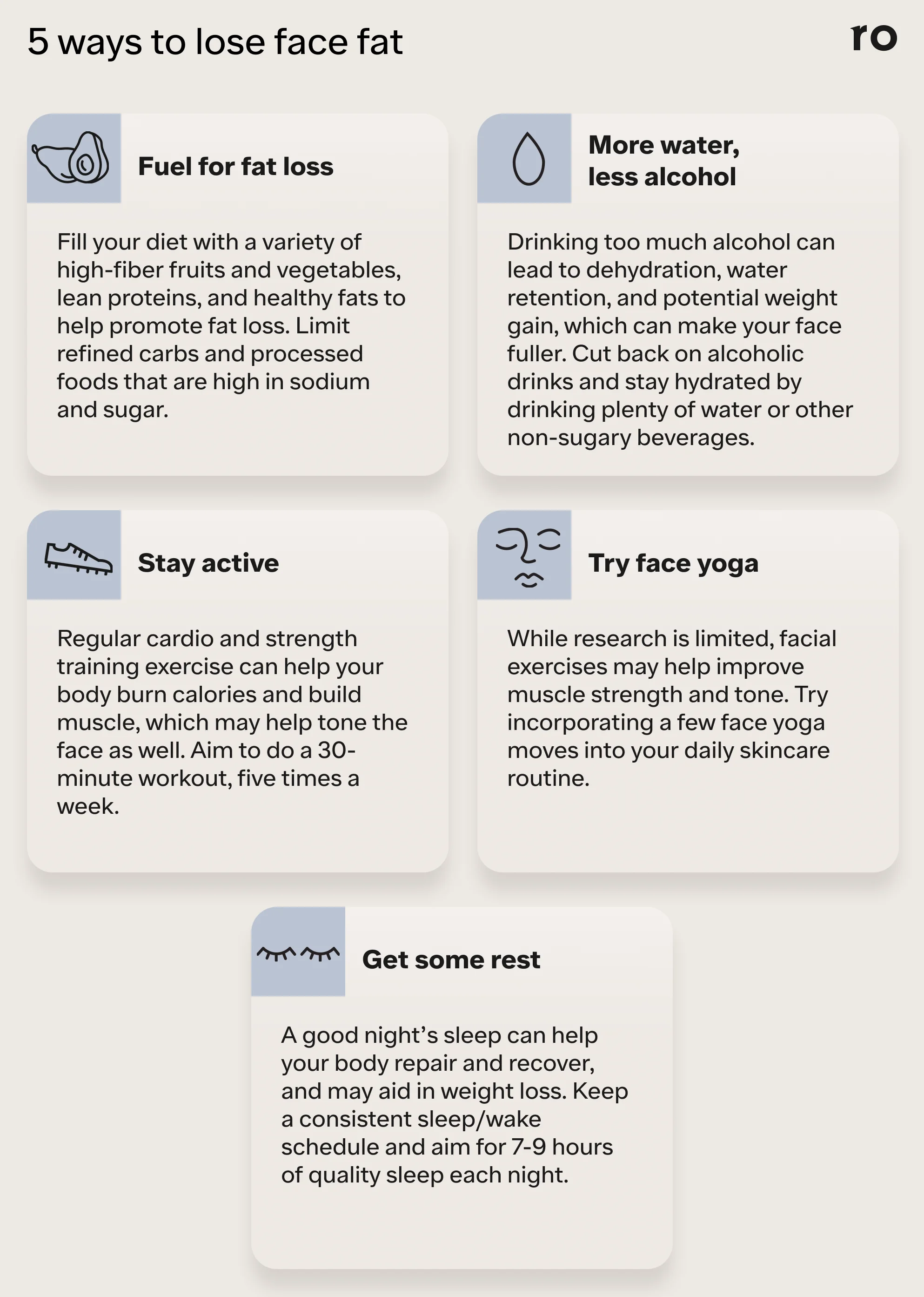 How to Lose Face Fat: 10 Tips by Weight Loss Experts | Ro