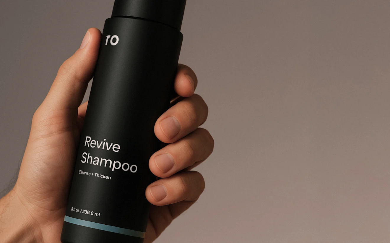 Roman Men's Revive Shampoo to Exfoliate and Clarify with Peppermint