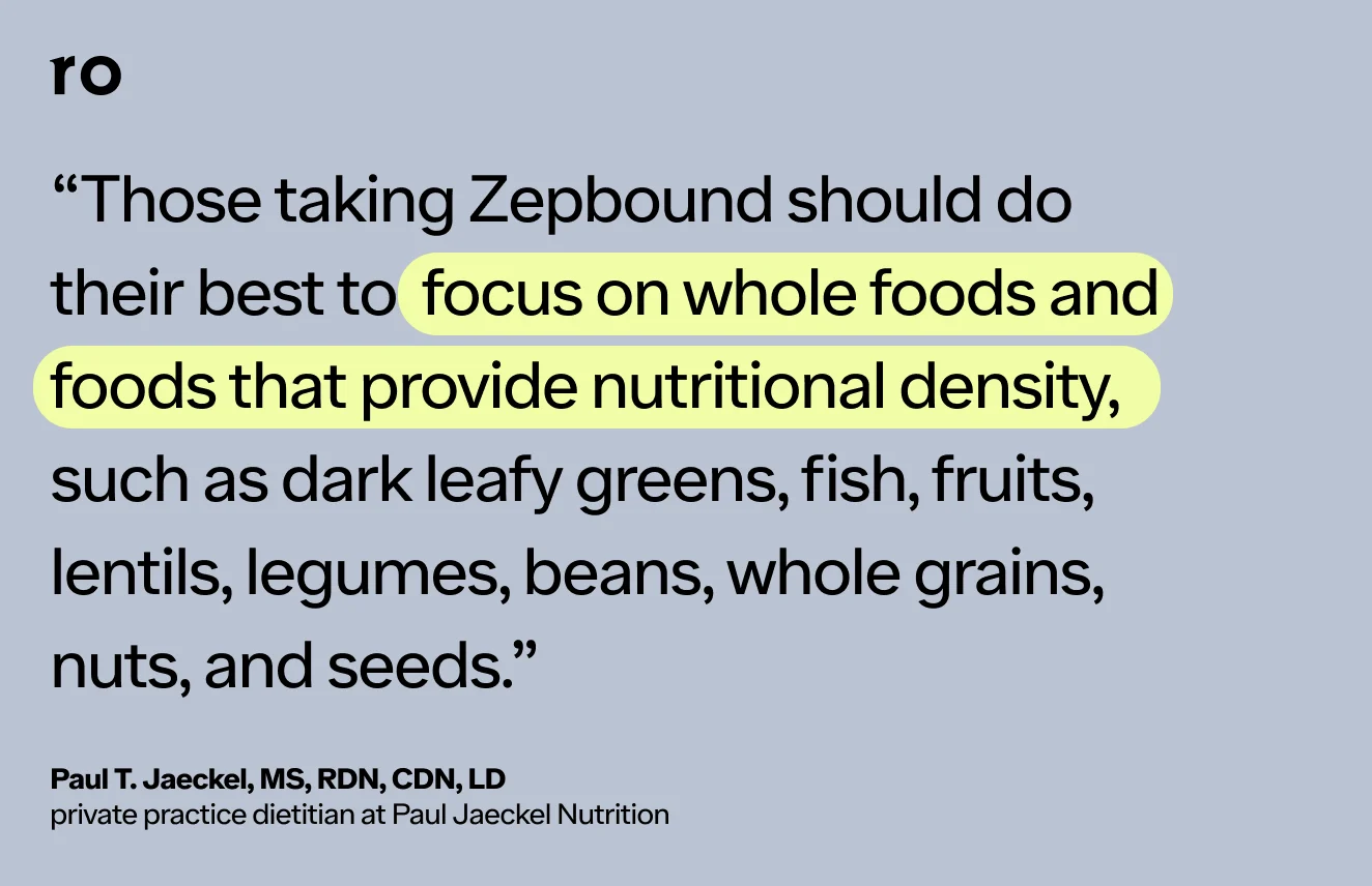 Zepbound Diet Plan: Guide to What to Eat and Avoid | Ro
