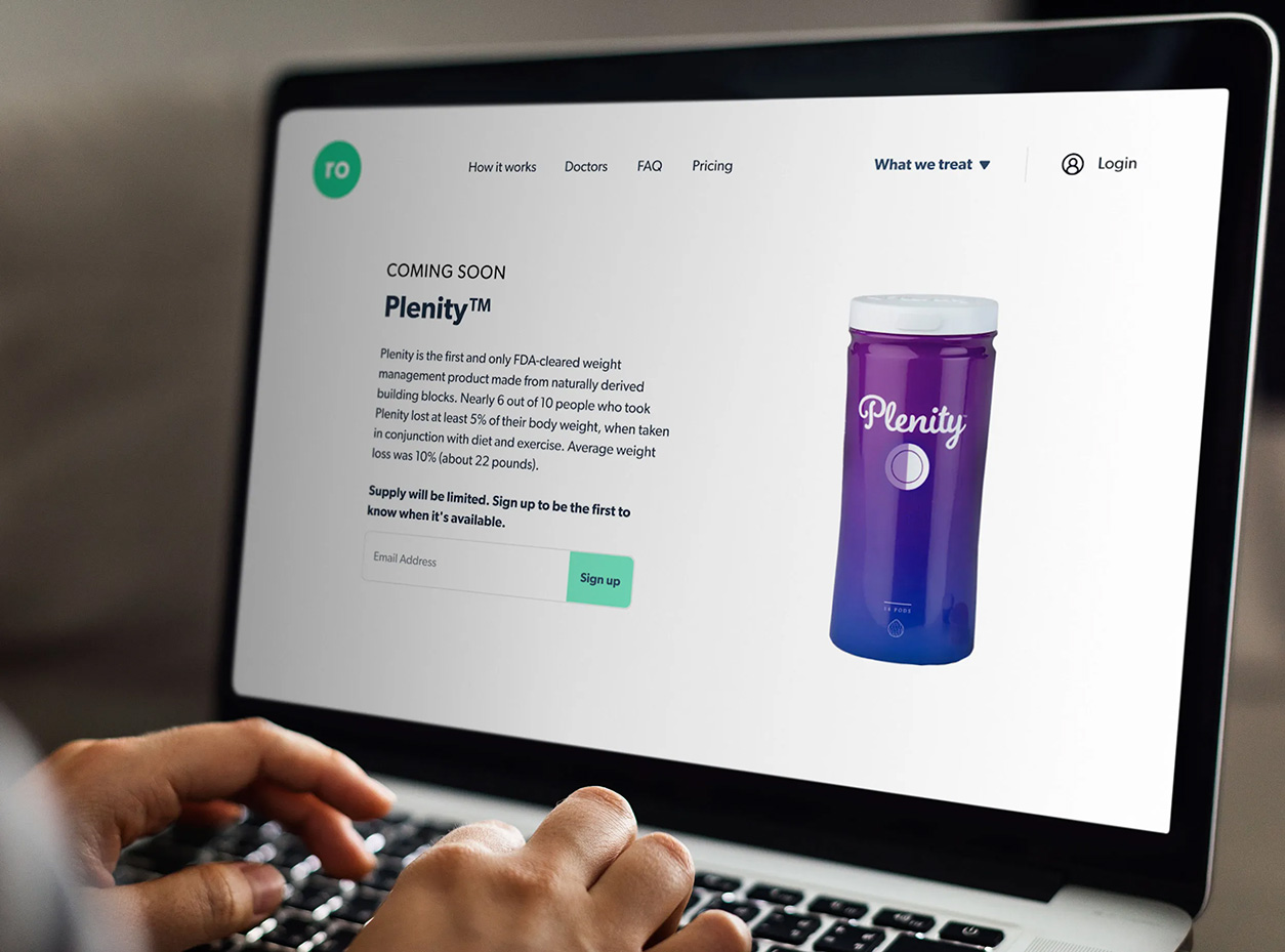 Plenity, Powered by Ro